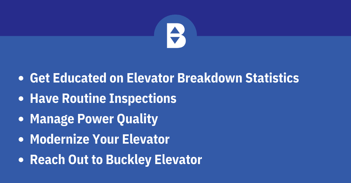 5 Tips to Prevent an Elevator Breakdown
